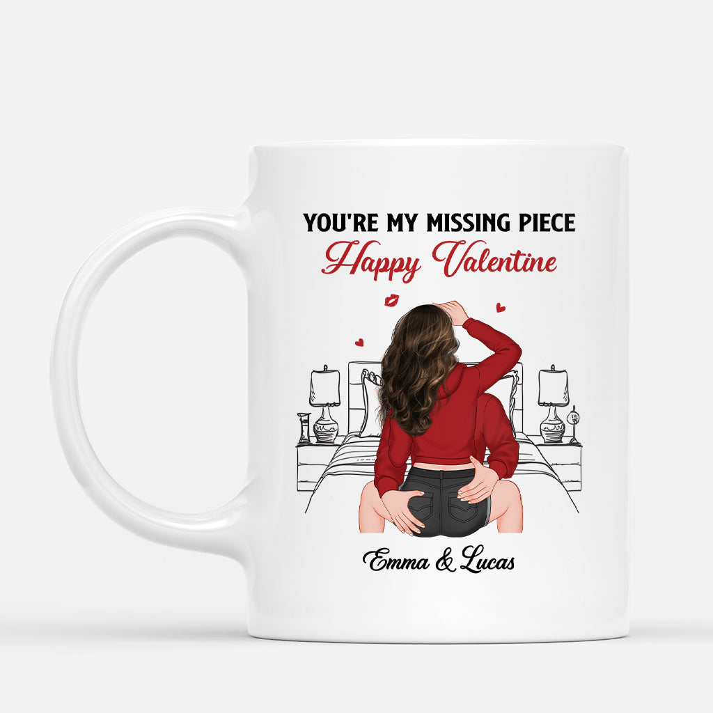 Personalized Couple Mugs - You Are My Missing Piece Gifts - Custom Chic UK